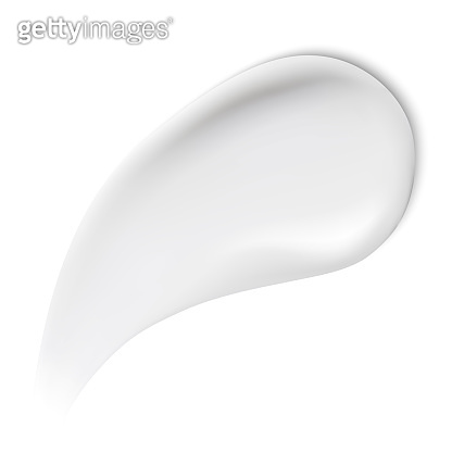 Sunscreen creme texture swatch. Shawing foam smear 이미지 (1254997548 ...