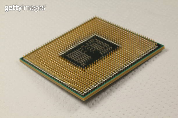 Intel cpu for pc computer and notebook close up macro 이미지 (1273734028 ...