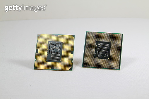 Intel cpu for pc computer and notebook close up macro 이미지 (1268581974 ...