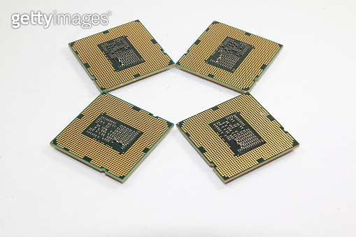 Intel cpu for pc computer and notebook close up macro 이미지 (1268583149 ...