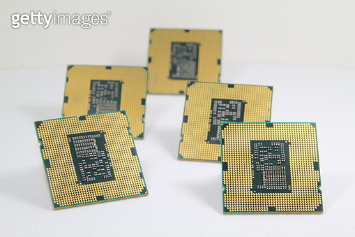 Intel cpu for pc computer and notebook close up macro 이미지 (1268581948 ...