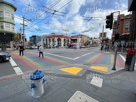 Castro St. and 18th St. 이미지 (1214965521) - 게티이미지뱅크