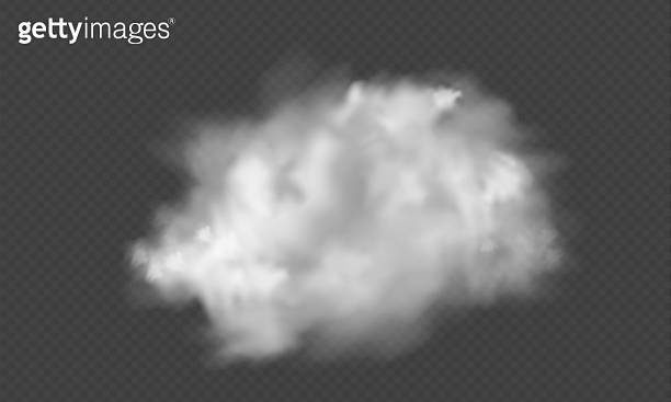 Realistic transparent cloud. Texture of clouds for template decoration ...