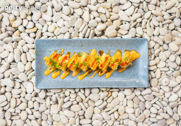 Japan gourmet cuisine - delicious and delicate dish of Japanese sushi ...