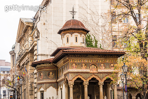 Stavropoleos Monastery, also known as Stavropoleos Church during the ...