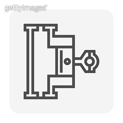 Rolling piston compressor icon. (1279531330) 일러스트, 무료 일러스트, 아이콘, 무료 아이콘 ...
