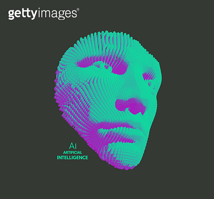 The mask. Artificial intelligence. Anonymous social masking. Face ...