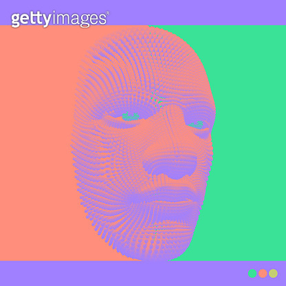 The mask. Artificial intelligence. Anonymous social masking. Face ...