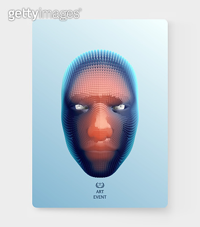 The mask. Artificial intelligence. Anonymous social masking. Face ...