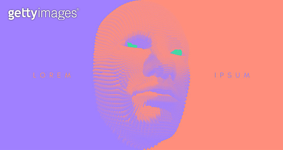 The mask. Artificial intelligence. Anonymous social masking. Face ...