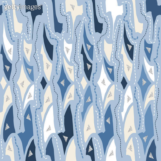 seamless blue and glitter abstract pattern background 이미지 (1199574967) - 게티이미지뱅크