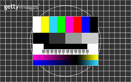 8k Vintage Test Pattern 이미지 (1254654121) - 게티이미지뱅크