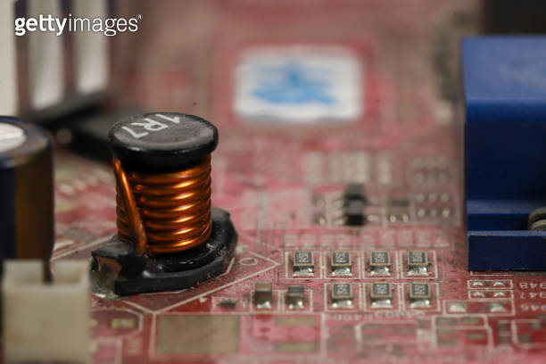 Old computer parts, processor, hdd, graphic card, transistors, circuit ...