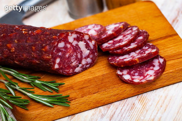 Braunschweiger sausage, traditional german sausage 이미지 (1200740144 ...