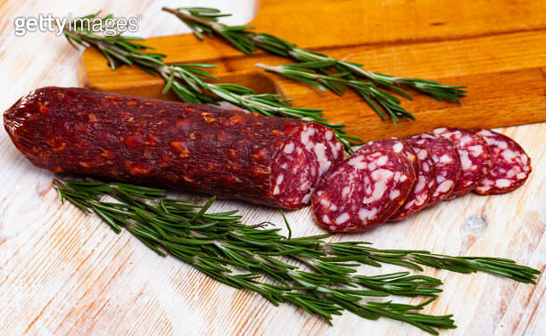 Braunschweiger sausage, traditional german sausage 이미지 (1205802662 ...