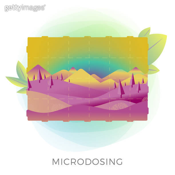 Microdosing concept illustration - taking ultra-low doses of the ...