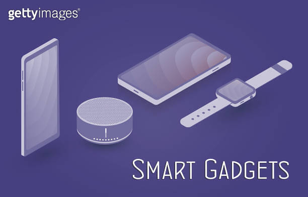 Smart Gadgets Wireless Technology. Internet of things (IOT) modern ...
