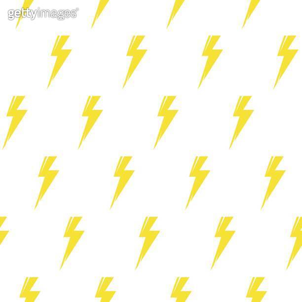 Thunder bolt seamless pattern. Flash symbol abstract abstract ...