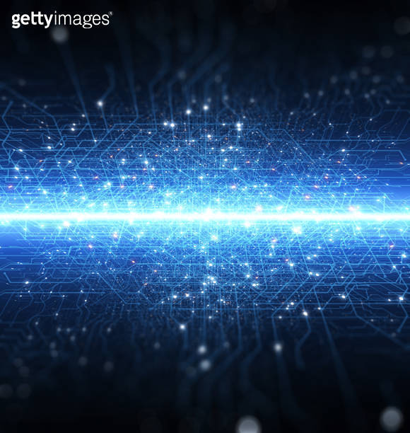 Abstrat Circuit board. Electronic computer hardware technology ...