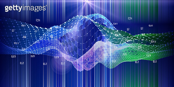 Big Data Abstract Visualization Analyze Polygonale Algorithm Artificial Intelligence Data