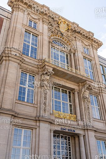 Karl-Liebknecht-Portal of the former State Council Building in Berlin ...