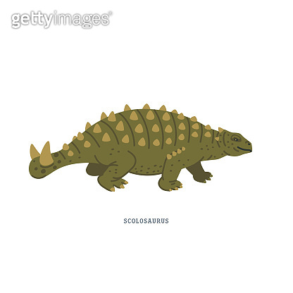 Scolosaurus dinosaur. Scolosaurus - Herbivorous extinct genus of ...
