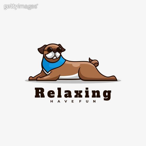 Vector Illustration Relaxing Simple Mascot Style. (1254930401) - 게티이미지뱅크