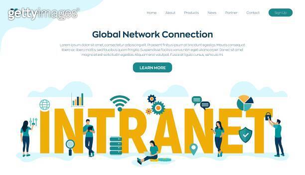 INTRANET. Global Network Connection Technology. Intranet Business ...