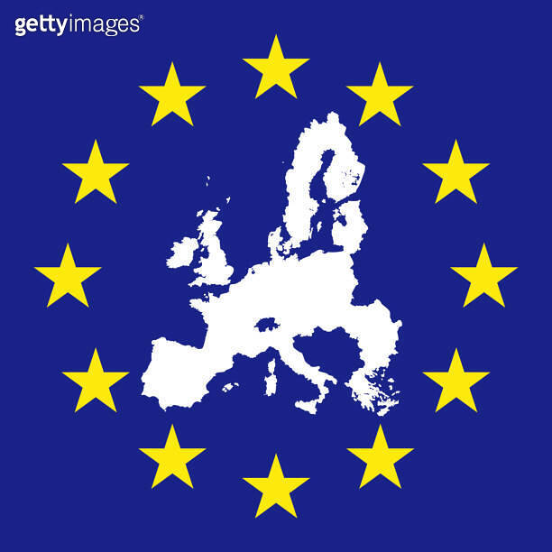 European Union, Flag of Europe with country - stock vector 이미지 ...