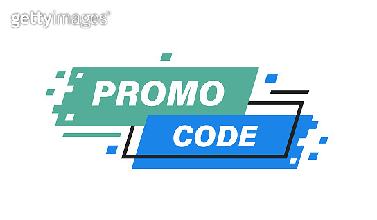 Promo code, coupon code banner design. Vector graphic design 이미지 ...
