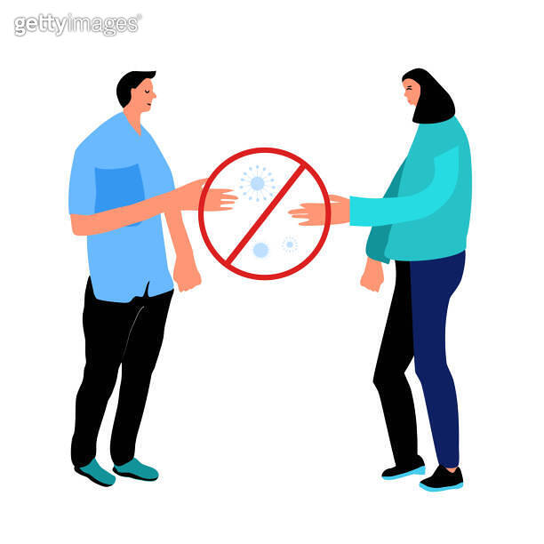 Stay safe by avoid handshakes and physical contact when meeting during ...