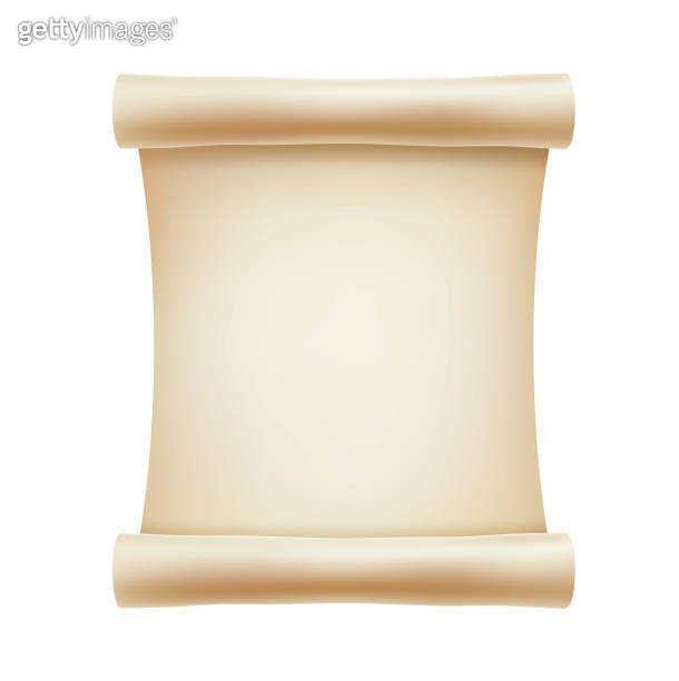 Vector realistic paper scroll 3d vintage document 이미지 (1272283205) - 게티 ...