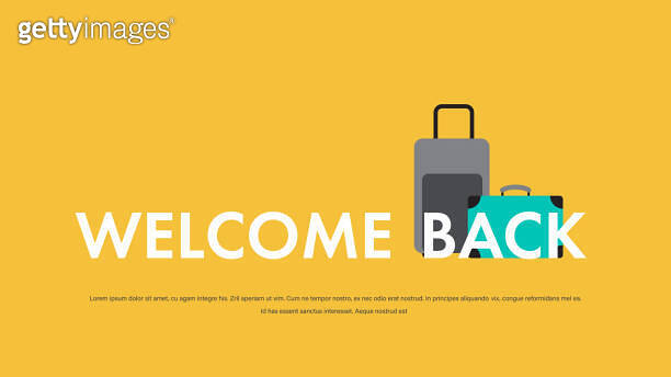 welcome back banner coronavirus pandemic quarantine over advertising ...
