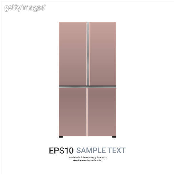 bronze refrigerator side by side fridge freezer modern kitchen ...