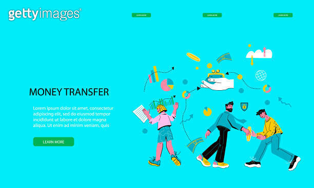 Web page template for money transfer and online transaction tracking ...