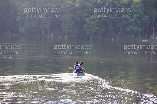 Canoeing on Sebago Lake in Harriman State Park, Rockland County New ...