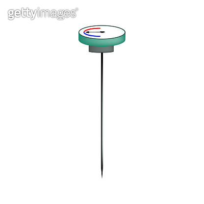 Laboratory thermometer with needle probe 이미지 (1250296187) - 게티이미지뱅크
