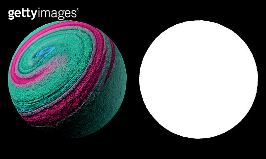 Colorful vibrant sphere. Isolated with luma mask. 이미지 (1266399844) - 게티 ...