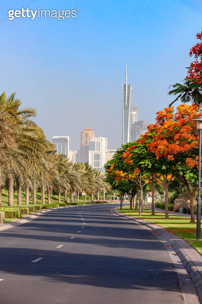 Dubai, United Arab Emirates - Typical Well Maintained, Landscaped ...