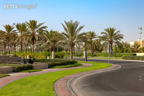 Dubai, United Arab Emirates - Typical Well Maintained, Landscaped ...