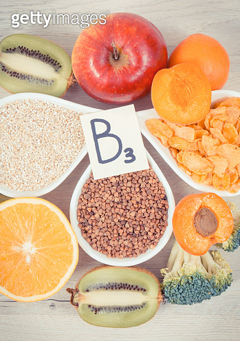 Nutritious products containing vitamin B3, fiber and natural minerals ...