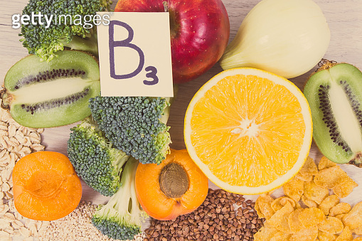 Nutritious products containing vitamin B3, fiber and natural minerals ...