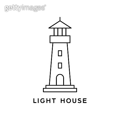 simple lighthouse design 이미지 (1293874521) - 게티이미지뱅크