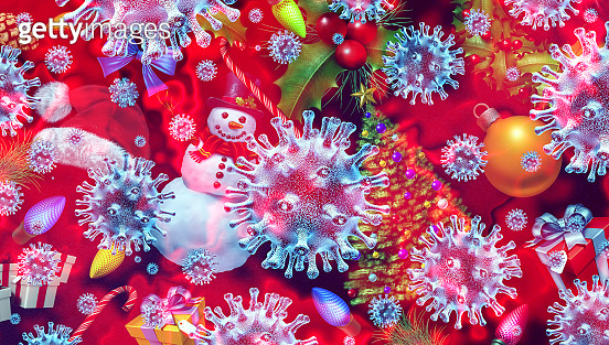 Virus And Christmas Season 이미지 (1290778599) - 게티이미지뱅크