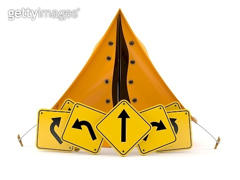 Tent with road signs 이미지 (1264796027) - 게티이미지뱅크