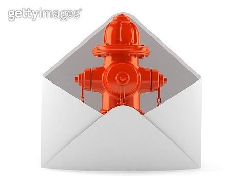 Fire hydrant inside envelope 이미지 (1252246546) - 게티이미지뱅크