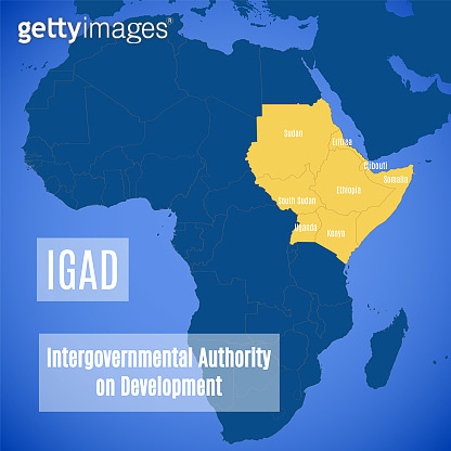Member countries of the Intergovernmental Authority on Development ...