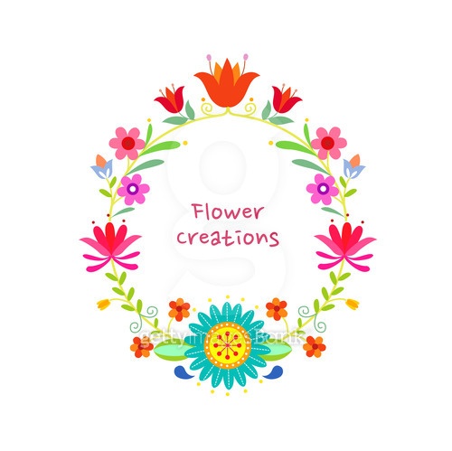 flower frame illust (a9914224) 일러스트, 무료 일러스트 - 게티이미지뱅크