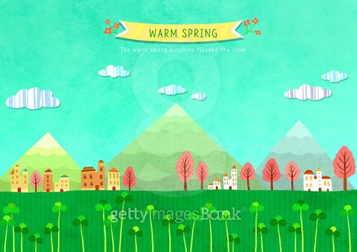 spring illust 이미지 (a9920701) - 게티이미지뱅크
