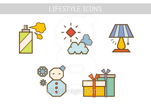 lifestyle icons (a9980876) - 게티이미지뱅크